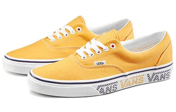 VANS Low-top Lace-up Sneakers - Yellow