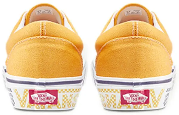 VANS Low-top Lace-up Sneakers - Yellow