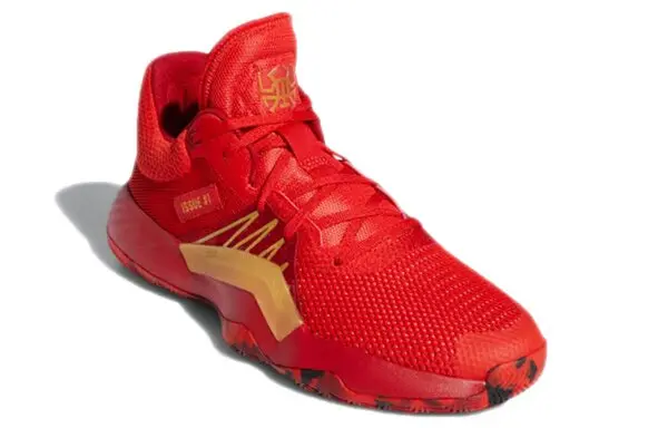 Adidas Marvel X D.o.n. Issue #1 "iron Spider" Sneakers - Red/gold
