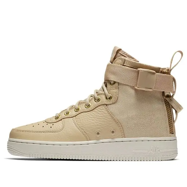 Nike Sf Air Force 1 Mid Sneakers - Tan