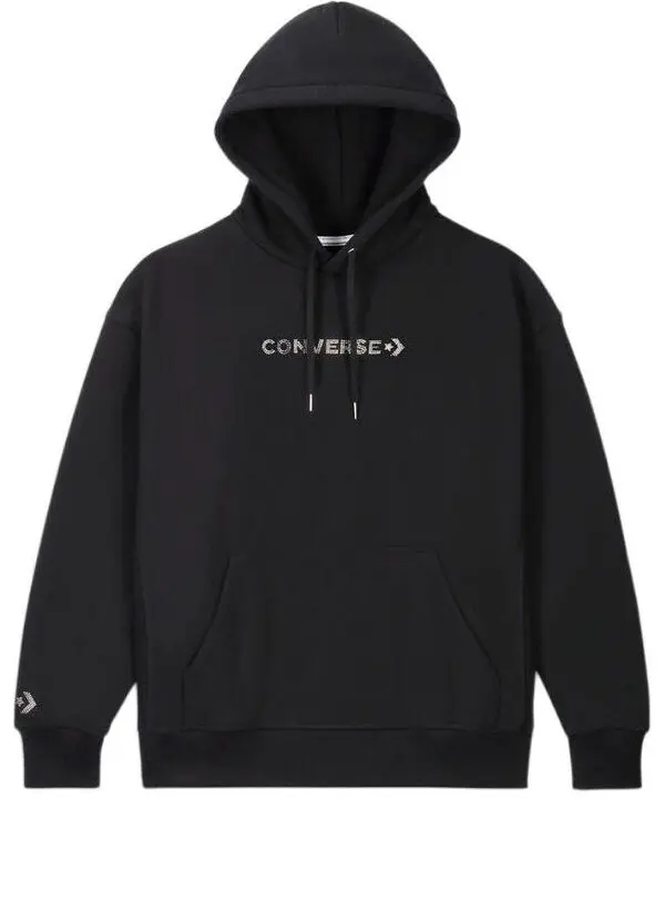 CONVERSE Gold Standard Hoodie With Swarovski Crystals - Black