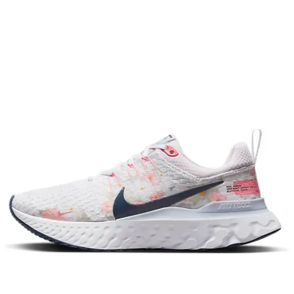Nike React Infinity Run Fk 3 Prm Athletic Sneakers - White/pink/navy