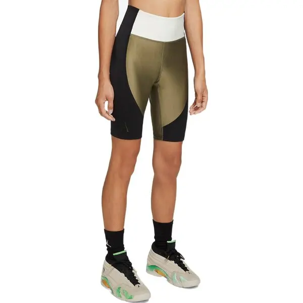 JORDAN X Aleali May Crossover Tight Colorblock Gym Shorts - Default Color