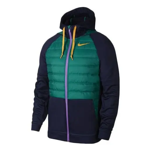 Nike Therma Fz Winterized Trainer Jacket - Bluegreen
