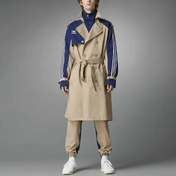Adidas Originals Contrasting Lapel Windbreaker Jacket