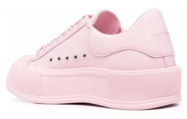 Alexander McQueen Deck Skate Plimsoll Shoes - Pink