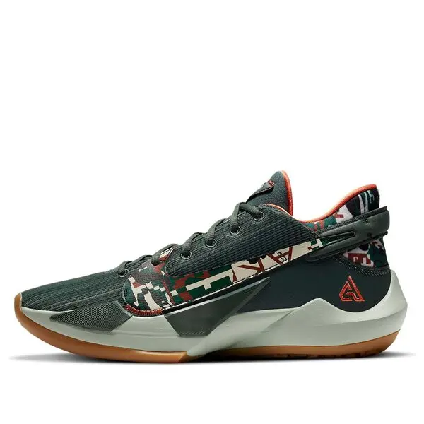 Nike Zoom Freak 2 'ashiko' Athletic Sneakers - Green/white