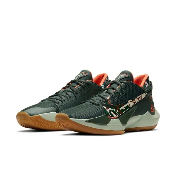 Nike Zoom Freak 2 'ashiko' Athletic Sneakers - Green/white