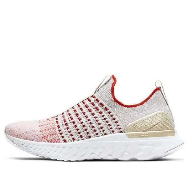 Nike React Phantom Run Flyknit 2 - White/red