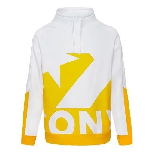 CONVERSE Printed Funnel Neck Sweatshirt - Yellow