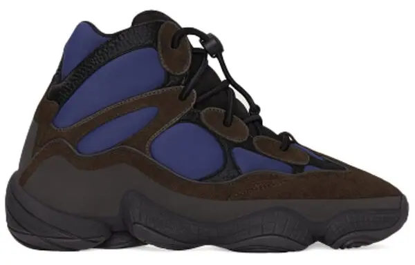 Adidas Originals Yeezy 500 High "tyrian" Sneakers - Brown/blue