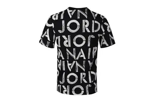 JORDAN As J Lbrand Ss Aop Crew T-shitr