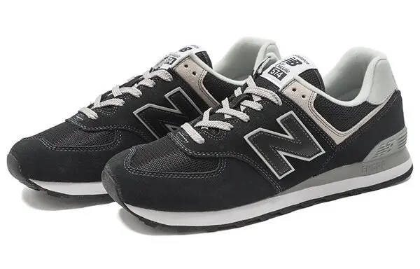NEW BALANCE 574 Low Top Sneakers - Black/grey