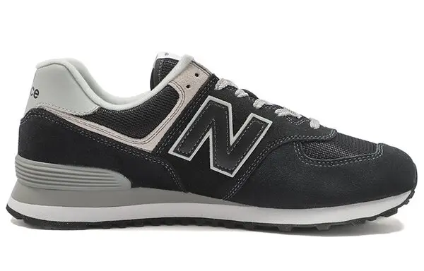 NEW BALANCE 574 Low Top Sneakers - Black/grey
