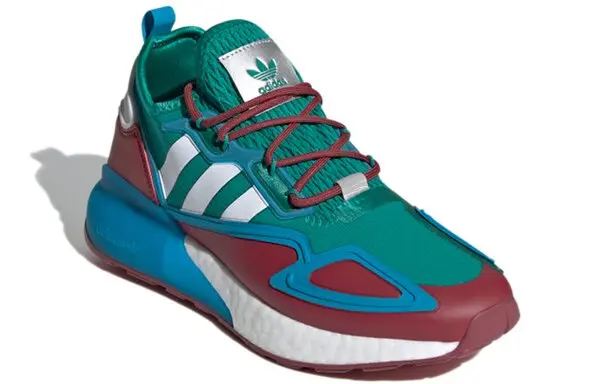 Adidas Originals Zx 2k Boost Casual Sneakers - Blue/green