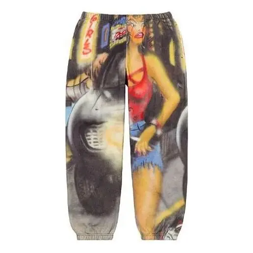 Supreme X Lady Pink Sweatpants