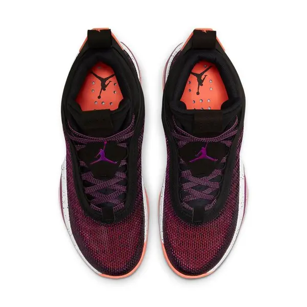 JORDAN 36 Pf 'first Light' High Top Sneakers - Black/hyper Violet-white-bright Mango