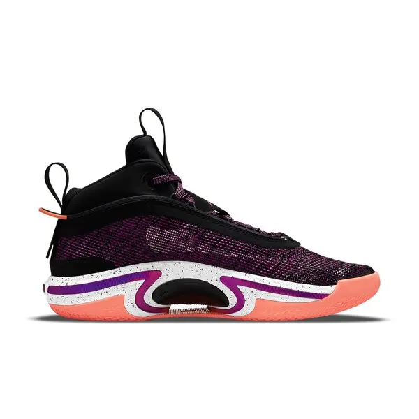 JORDAN 36 Pf 'first Light' High Top Sneakers - Black/hyper Violet-white-bright Mango