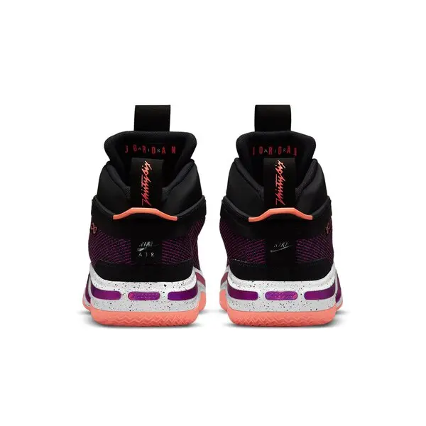 JORDAN 36 Pf 'first Light' High Top Sneakers - Black/hyper Violet-white-bright Mango
