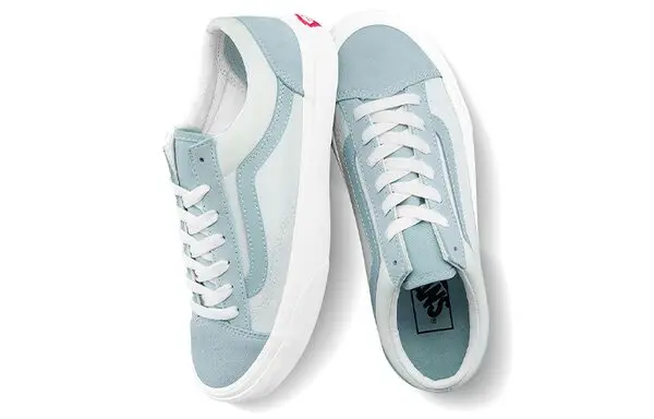 VANS Style 36 Splicing Low Top Casual Skate Shoes - Blue