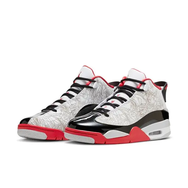 JORDAN Dub Zero 'varsity Red' 2022 Mid Top Sneakers