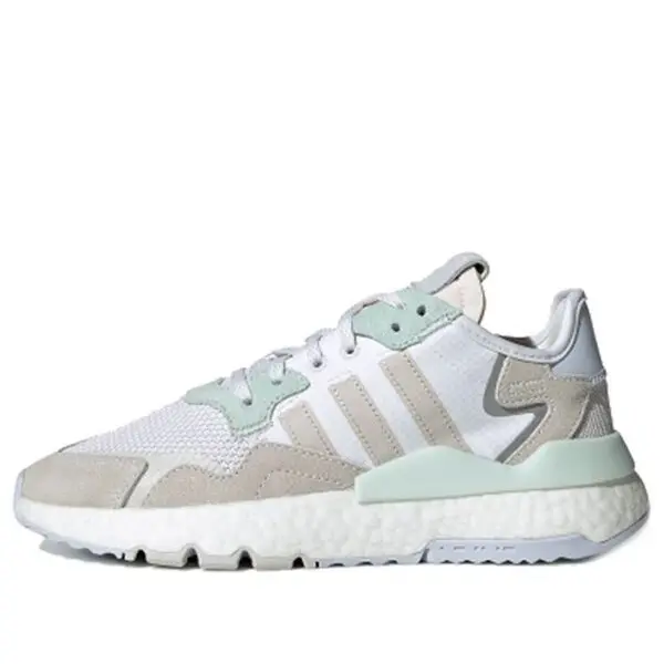 Adidas Nite Jogger 'aero Blue' Casual Sneakers - White