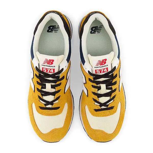 NEW BALANCE 574 Sneakers - Yellow/grey
