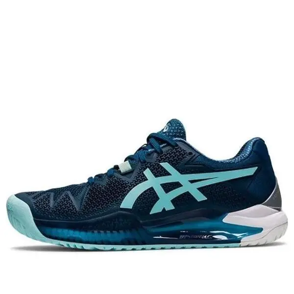 Asics Gel-resolution Athletic Tennis Shoes - Blue