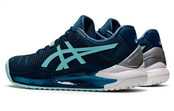 Asics Gel-resolution Athletic Tennis Shoes - Blue