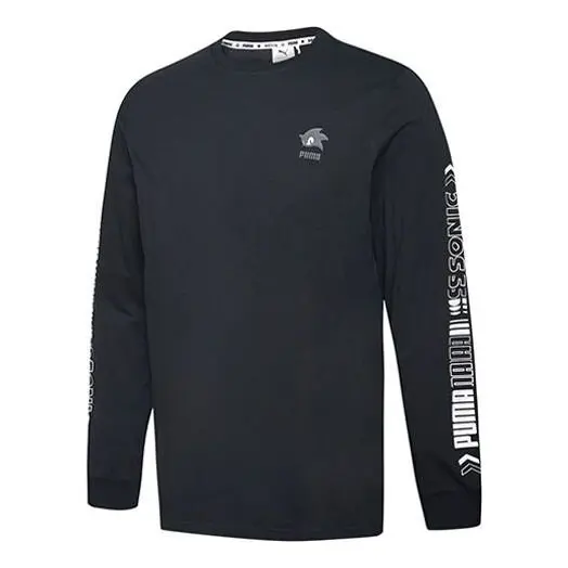 PUMA X Sega Long Sleeve Tee - Black/white/grey