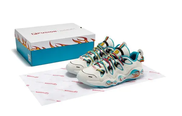 FILA FUSION X Mitchell & Ness Bank Vertical Sneakers