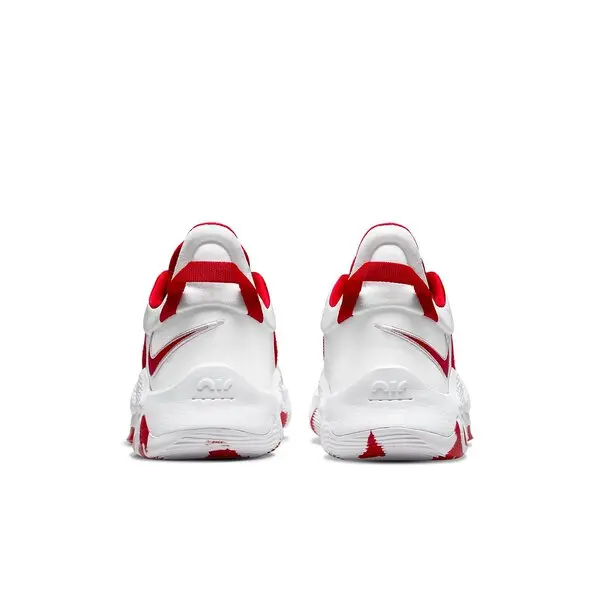 Nike Pg Tb Low Top Basketball Sneakers - Red/white
