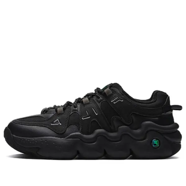 FILA Panini Low Retro Basketball Sneakers - Black