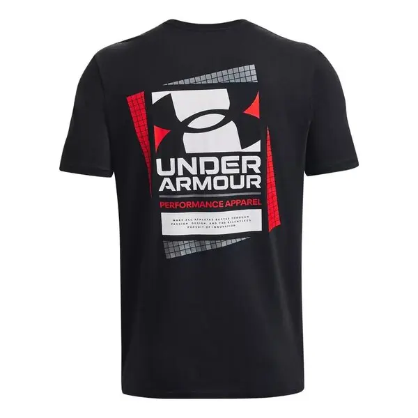 Under Armour Multicolor Box Logo T-shirt 'black