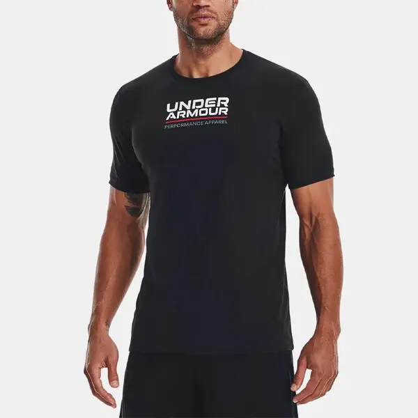 Under Armour Multicolor Box Logo T-shirt 'black
