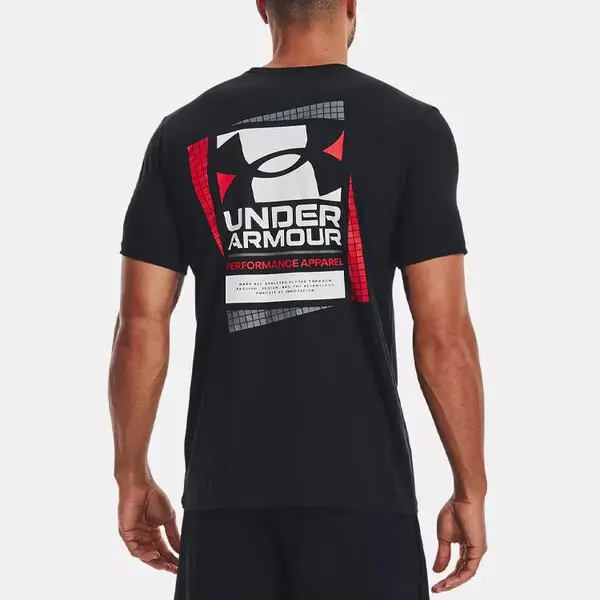 Under Armour Multicolor Box Logo T-shirt 'black