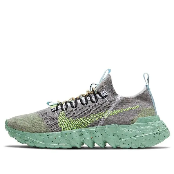 Nike Space Hippie 01 "healing Jade" Sneakers - Wolf Grey/volt/black