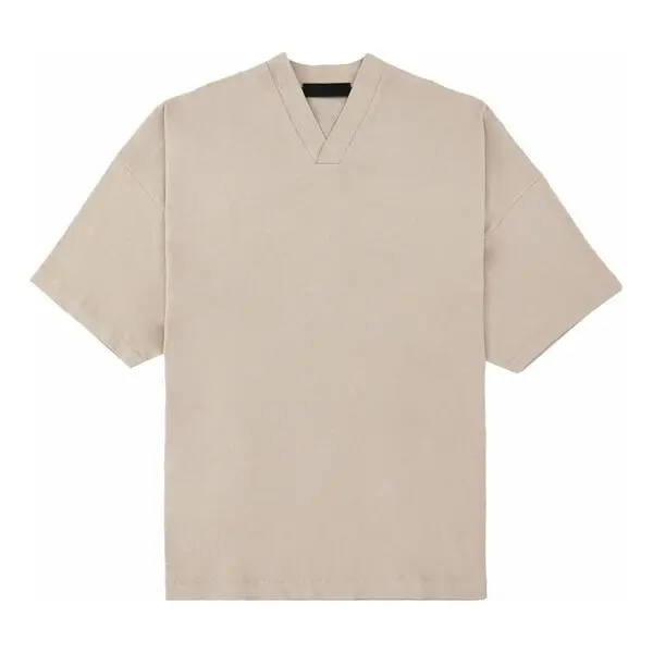 Fear Of God V-neck - Silver Cloud