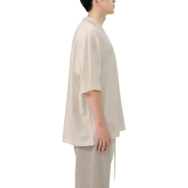 Fear Of God V-neck - Silver Cloud