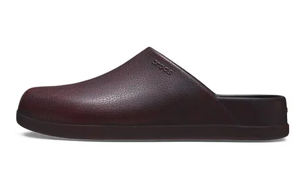 CROCS Dylan Burnished Clogs - Dark Cherry