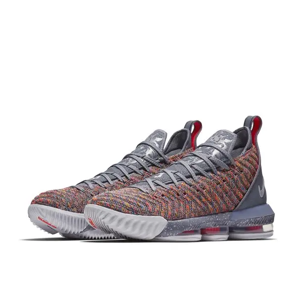Nike Lebron 16 Ep Athletic Sneakers - Multi-color/metallic Silver-cool Grey