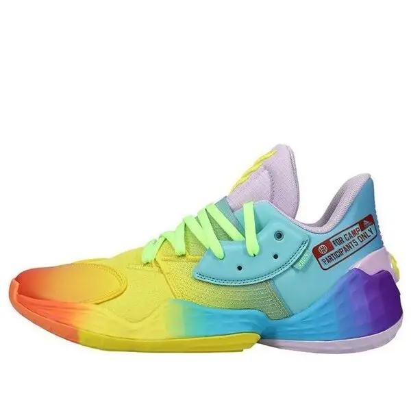Adidas Harden Vol. 4 'camp' Athletic Sneakers - Yellow/blue