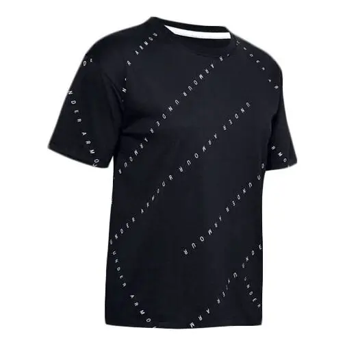 Under Armour Graphic Print Short Sleeve T-shirt - Black