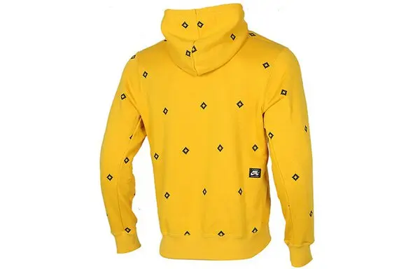 Nike Skateboard Icon Printed Hoodie - Yellow