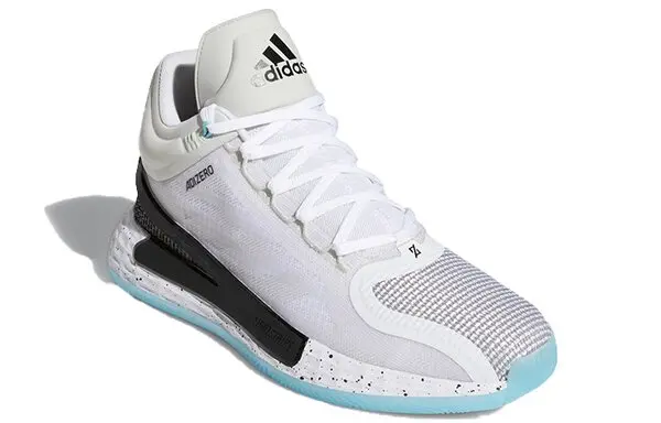 Adidas D Rose High Top Sneakers - White