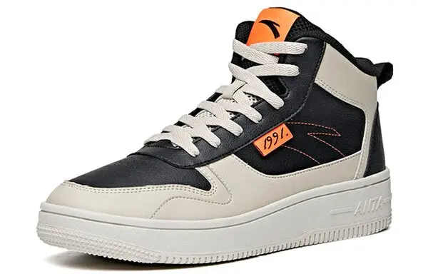 ANTA Life Series High Top Sneakers - Black/grey