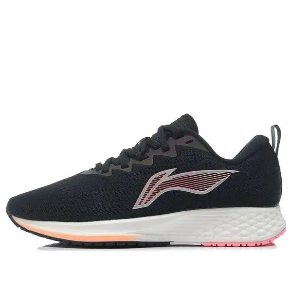 LI-NING Dark Horse 4 Athletic Sneakers - Black/neon Soft Orange