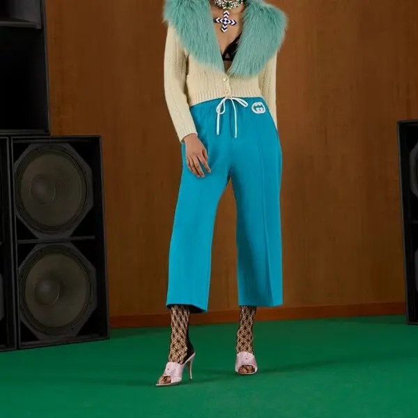 Gucci Neoprene Pants With Interlocking G