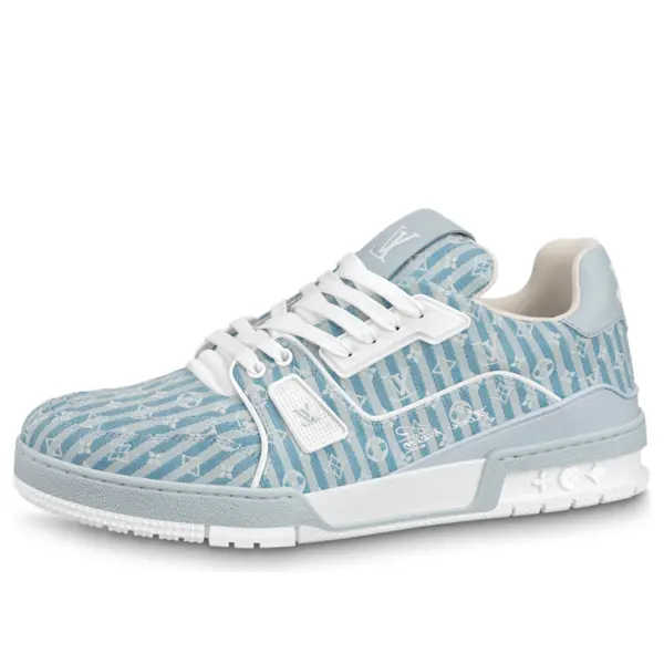LOUIS VUITTON Trainer Sneakers - White/blue