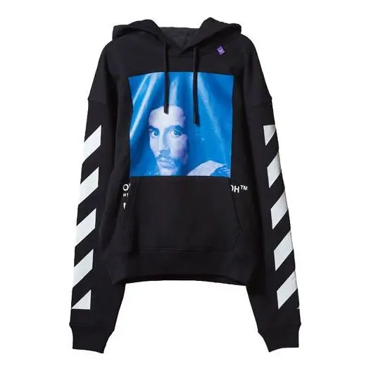 Off-White Character Print Hoodie - Black